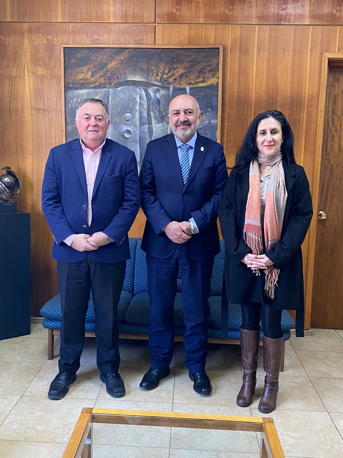 Rector UBB recibió a nuevo director de la Honorable Junta Directiva ...